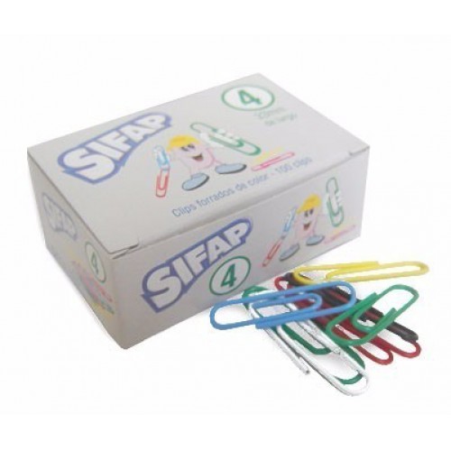Office on Time - CLIPS SIFAP Nº6 COLOR 48MM DE LARGO